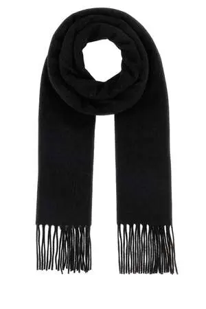 Fendi Wool Blend Scarf - Black