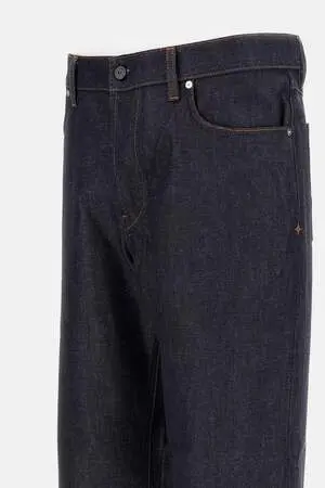 Stone Island Loose Fit Straight Leg Jeans - Multicolor