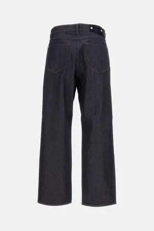 Stone Island Loose Fit Straight Leg Jeans - Multicolor