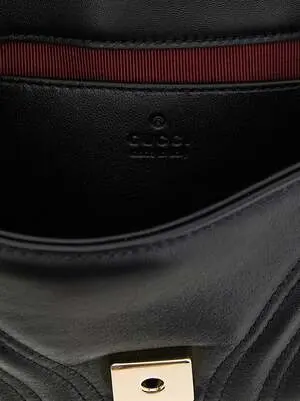 Gucci Gg Marmont Small Shoulder Bag - Black
