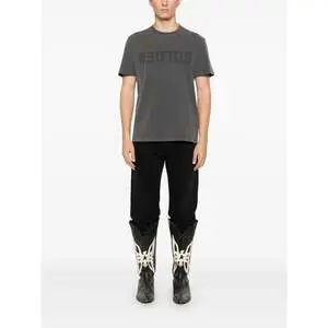 GOLDEN GOOSE Grey T-shirts & Vests T-shirts - Gray