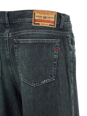 DIESEL® D-akemi Cotton Denim Jeans - Blue