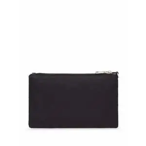 Prada Recycled Nylon And Leather Wristlet