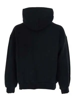 Balenciaga Oversized Logo Hoodie - Black