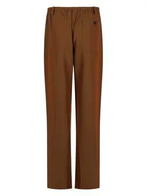 Dries Van Noten Long Wool Blend Trousers