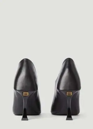 Balenciaga Hourglass 100mm Pumps In Smooth Leather
