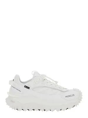 Moncler Moncler Women Low Sneakers 'Trailgrip Gtx' With Fabric Logo Detail White Women Multicolor