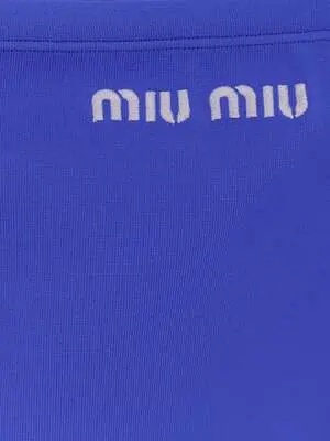 Miu Miu Recycled Material Mini Skirt - Multicolor