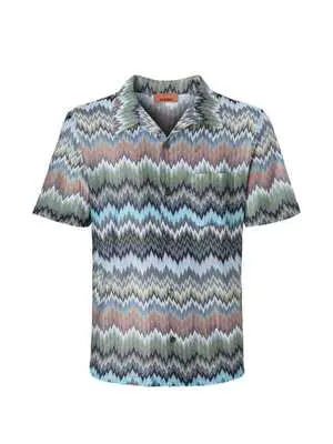 Missoni Short-sleeved Zigzag Shirt - Multicolor