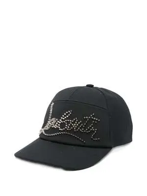 CHRISTIAN LOUBOUTIN Baseball Cap With Studded Detail - Multicolor