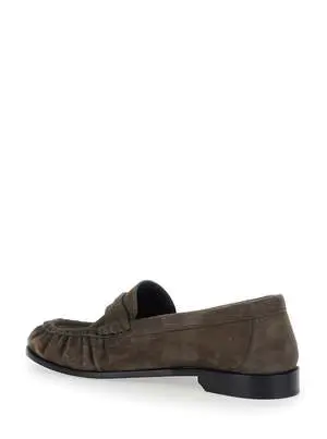 Saint Laurent Le Loafer" Suede Loafers