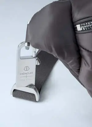 Moncler Quilted Nylon Belt Bag - Gray
