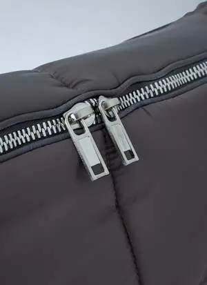 Moncler Quilted Nylon Belt Bag - Gray