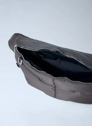 Moncler Quilted Nylon Belt Bag - Gray