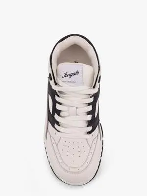 Axel Arigato Lace-up Leather Sneakers With Perforated Toe And Contrasting Details