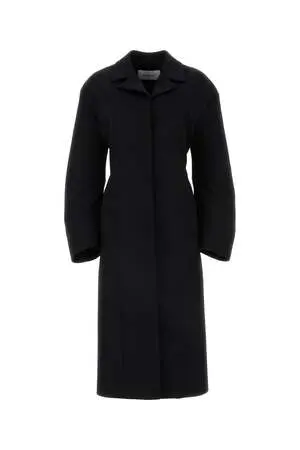 Off-White Wool Blend Coat - Multicolor