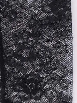 Alberta Ferretti Black Lace Top
