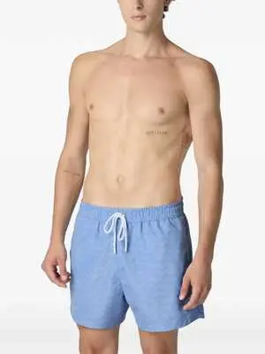 Missoni Drawstring Swim Shorts With Zigzag Pattern