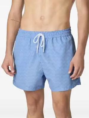 Missoni Drawstring Swim Shorts With Zigzag Pattern