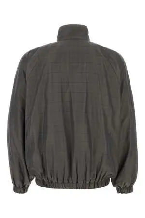Balenciaga Embroidered Nylon Jacket