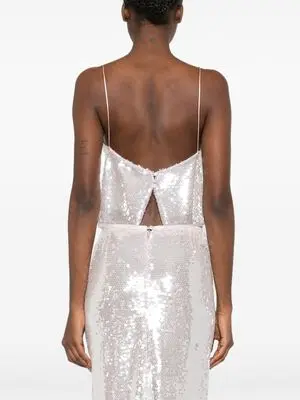 FORTE_FORTE Sequined Cropped Top - Multicolor