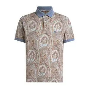 Etro Neutrals Polo Shirts - Cream