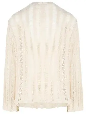 Séfr Textured Knit Long Sleeve Top