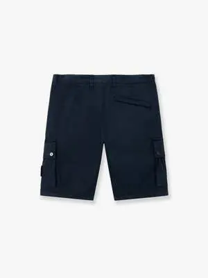 Stone Island Organic Cotton Cargo Shorts - Multicolor