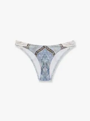 Zimmermann Paisley Print High-cut Bikini Bottom - Multicolor