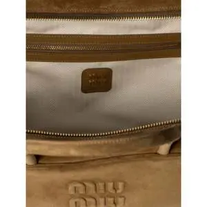 Miu Miu Embossed Logo Tote Bag