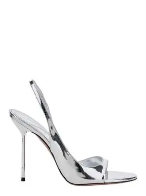 Paris Texas Lidia Slingback Metallic Leather Heels - Multicolor