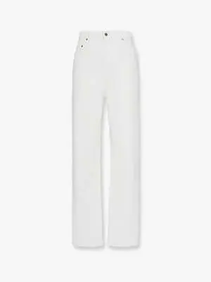 GOLDEN GOOSE High-waisted Five-pocket Denim Trousers - Multicolor