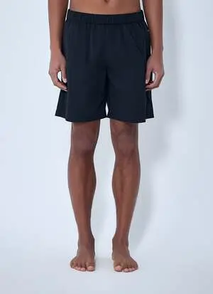 Moncler Elasticated Waistband Swim Shorts - Black