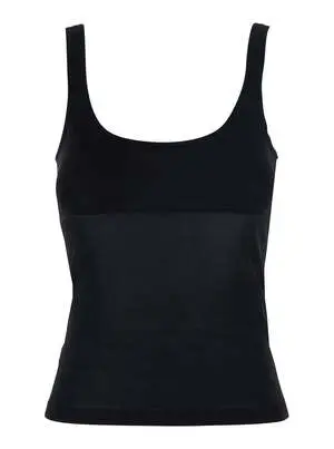 Max Mara MAX MARA Black Viscose Sleeveless Top Multicolor