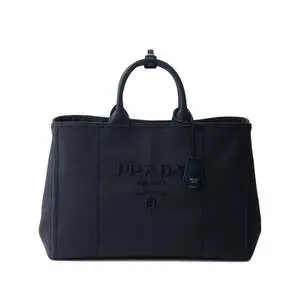 Prada Canvas Tote Bag - Blue