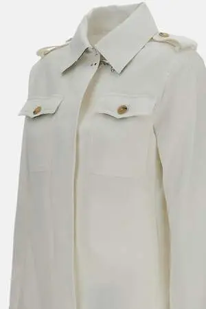 FAY Shirt Jacket In Stretch Cotton Drill - Multicolor