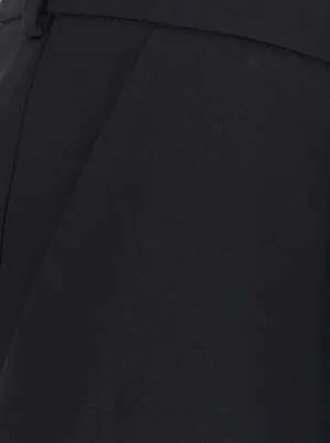 Balenciaga Black Wool Straight-leg Pleated Pants - Multicolor