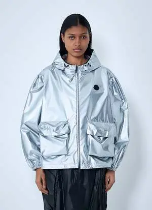 Moncler Ylang Bomber Jacket - Silver