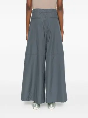 Max Mara Wide Leg Cotton Trousers - Multicolor