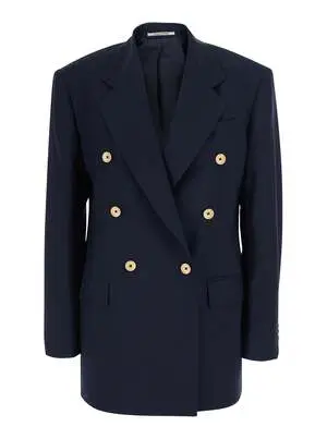 Tagliatore Double-breasted Jacket With Notched Lapel - Multicolor