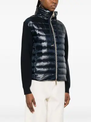 Herno Quilted Down Jacket With Ribbed Cuffs - Multicolor