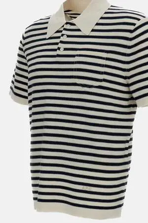 A.p.c. Eliot Striped Polo Shirt