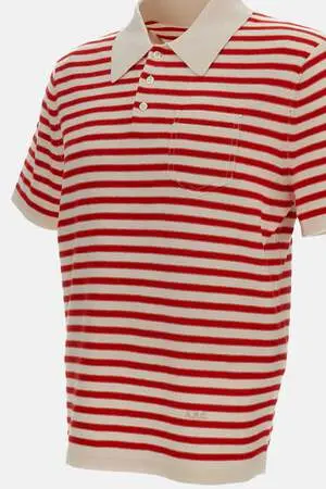 A.p.c. Eliot Striped Polo Shirt