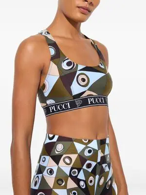 Emilio Pucci Printed Bralette - Multicolor