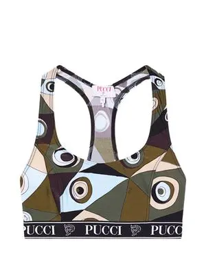 Emilio Pucci Elasticated Sports Bras
