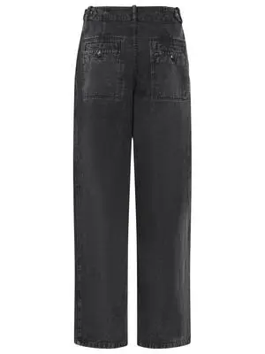 Isabel Marant Étoile Ireme Denim Workwear Pants - Black