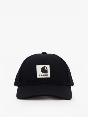 SACAI X CARHARTT WIP Baseball Cap - Black