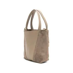 Chloé Mini Bag With Chain Detail - Cream