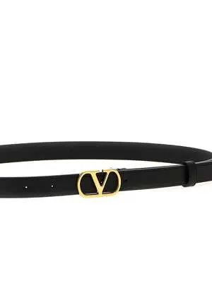 Valentino Garavani Vlogo Signature Belt - Black