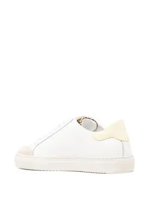 Axel Arigato Clean 90 Leather Sneakers With Animal Print Tongue